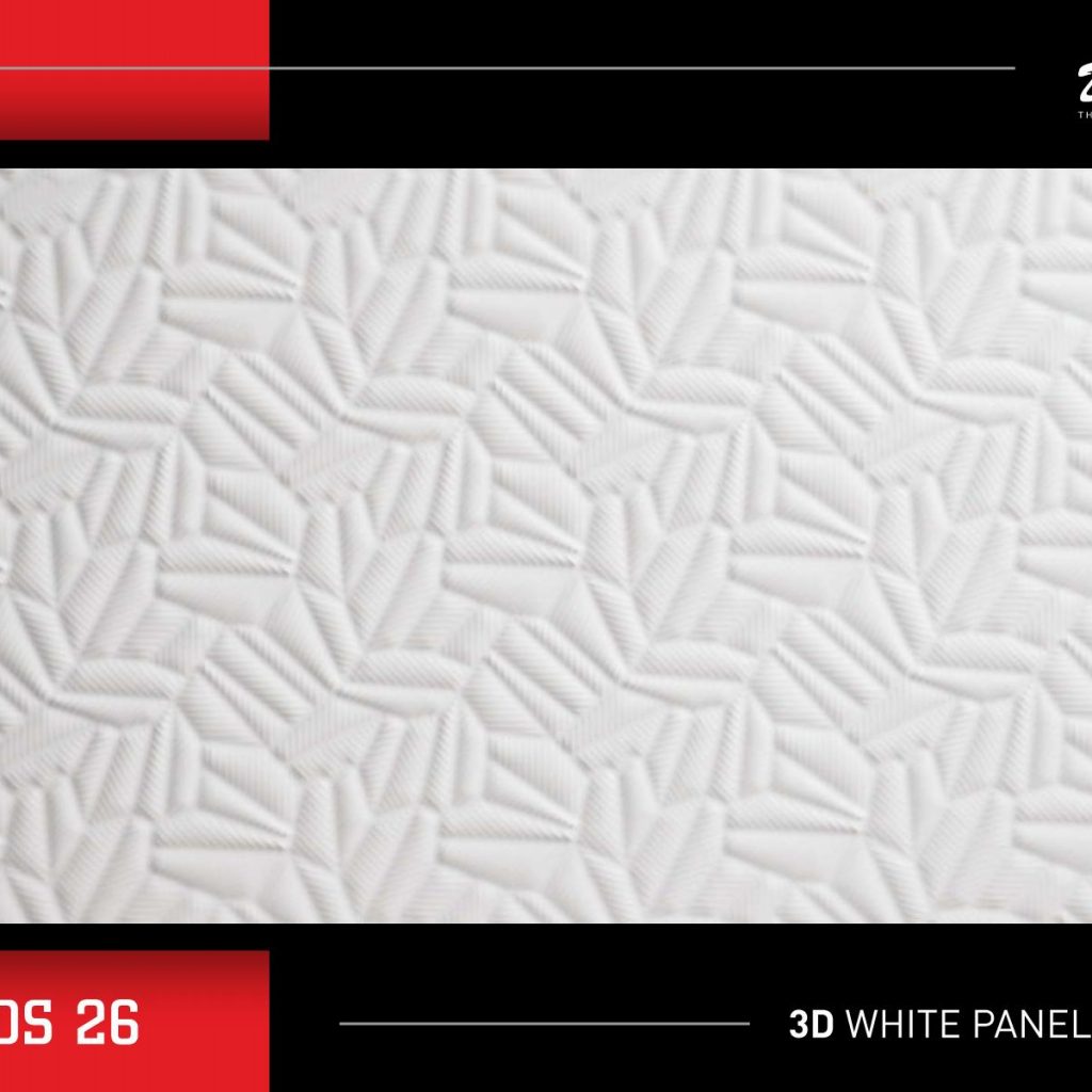 3D White Sheet – DS 01 – Deco Star PVC Panels
