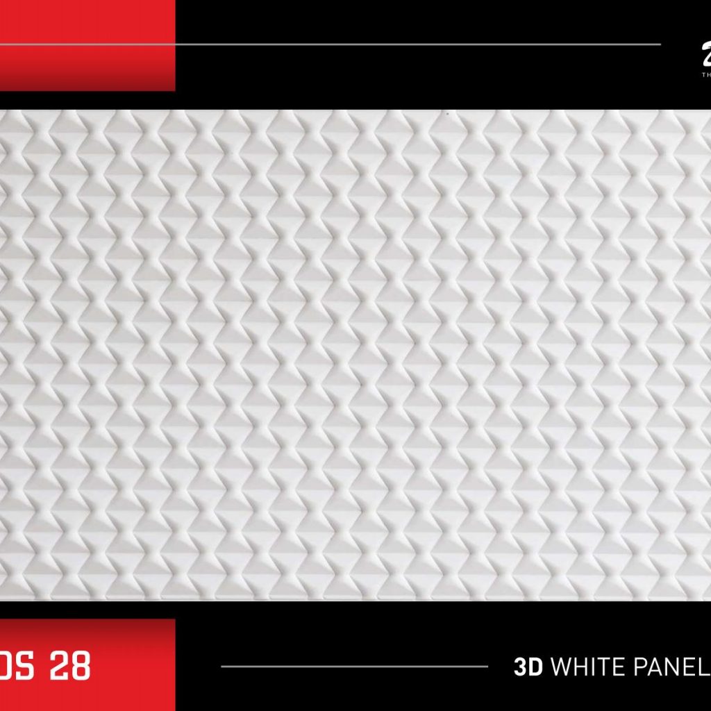 3D White Sheet – DS 01 – Deco Star PVC Panels