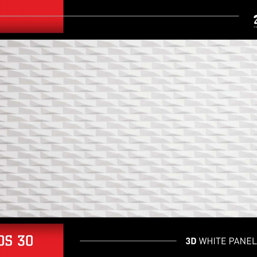 3D White Sheet – DS 21 – Deco Star PVC Panels